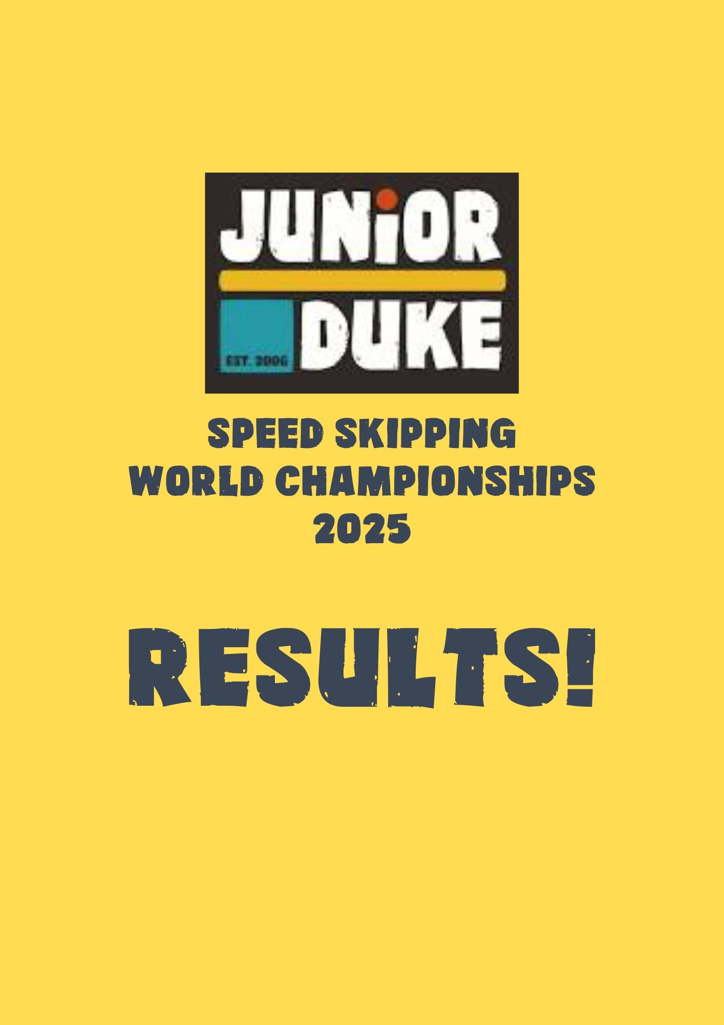 Who are the World's fastest Skippers aged 4 to 14 (and staff)? – Junior ...