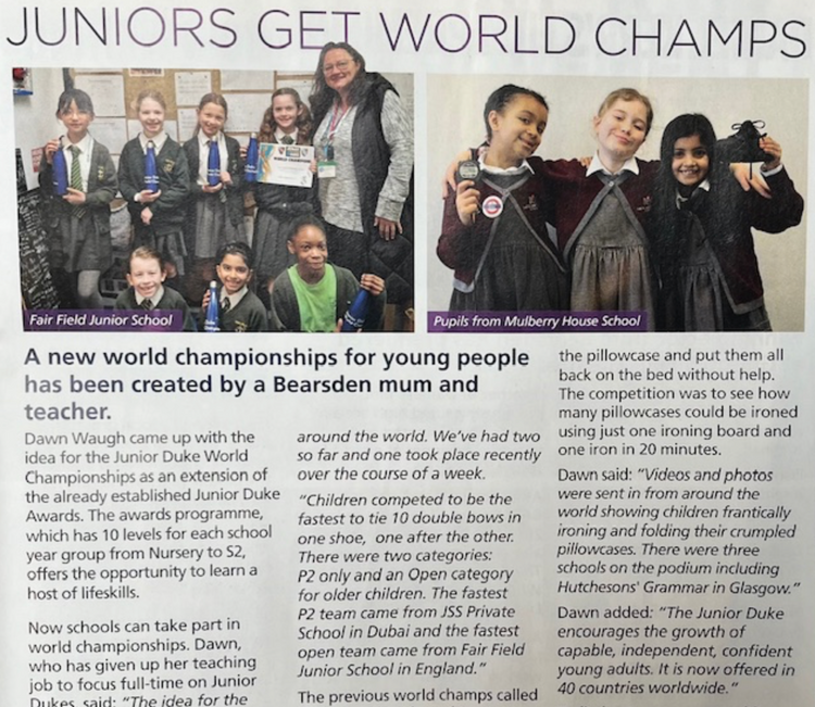 World Championships in the News! – Junior Duke